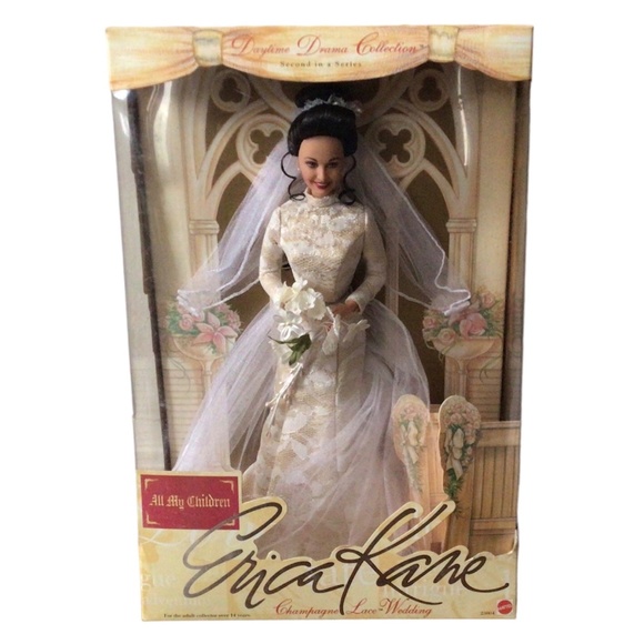 Mattel | Toys | Erica Kane Champagne Lace Wedding Doll All My Children ...
